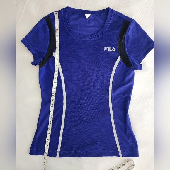 Fila | Tops | Fila Blue Athletic Shirt | Poshmark